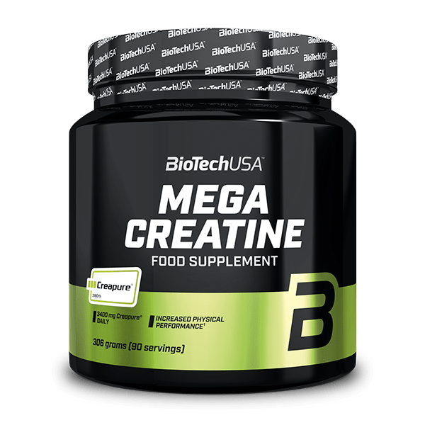 Mega Creatine Unflavoured, 306 g bezsmakowy - BioTechUSA