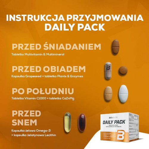 Pakiet suplementów diety Daily Pack - BioTechUSA – BioTechUSA Poland